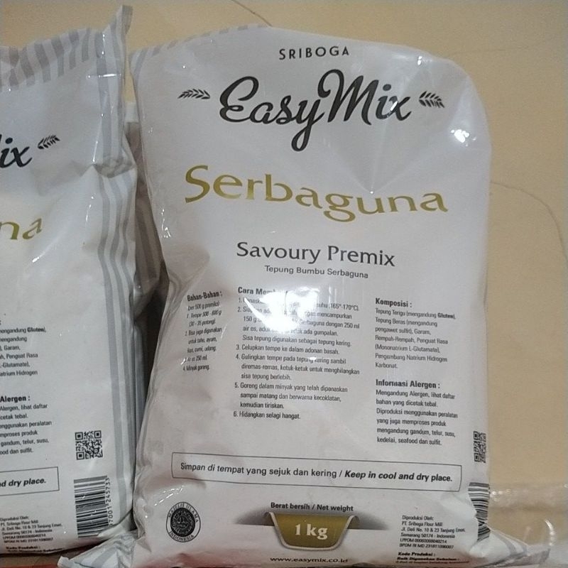 Jual Tepung Sriboga Easy Mix Serbaguna 10 kg | Shopee Indonesia