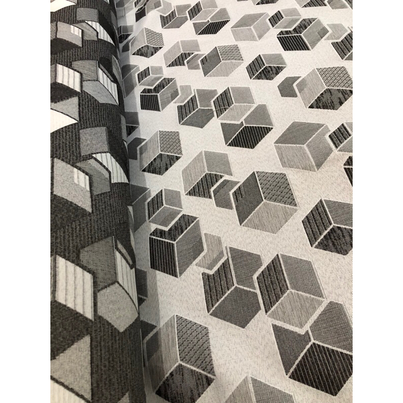 Jual KAIN SOFA MINIMALIS MOTIF KOTAK / KAIN KURSI SOFA METERAN / KAIN ...