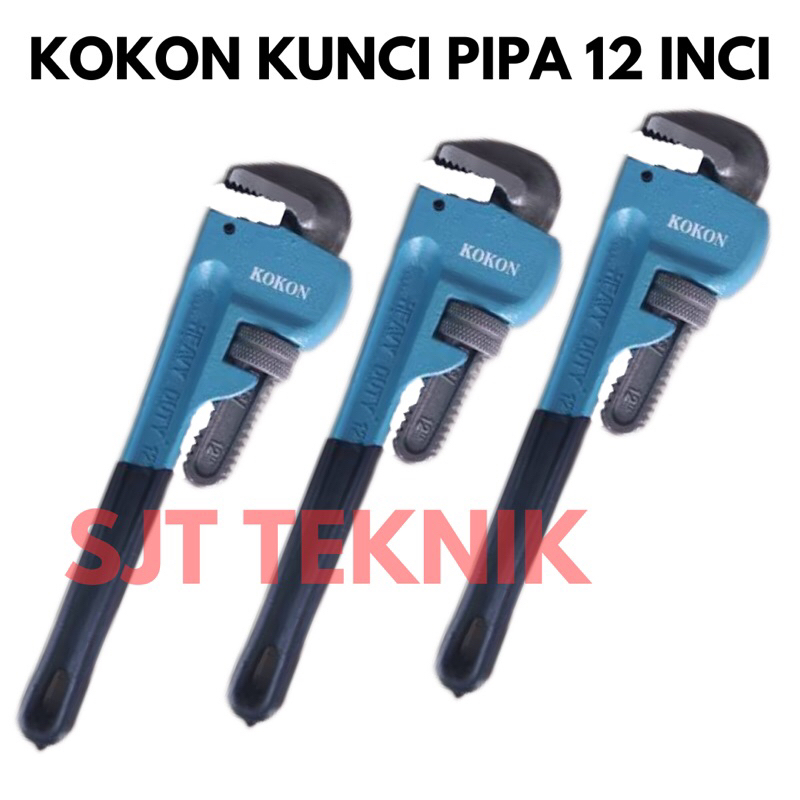 Jual Kunci pipa besi 12 inci kokon pipe wrench 12 inch kokon kunci ...