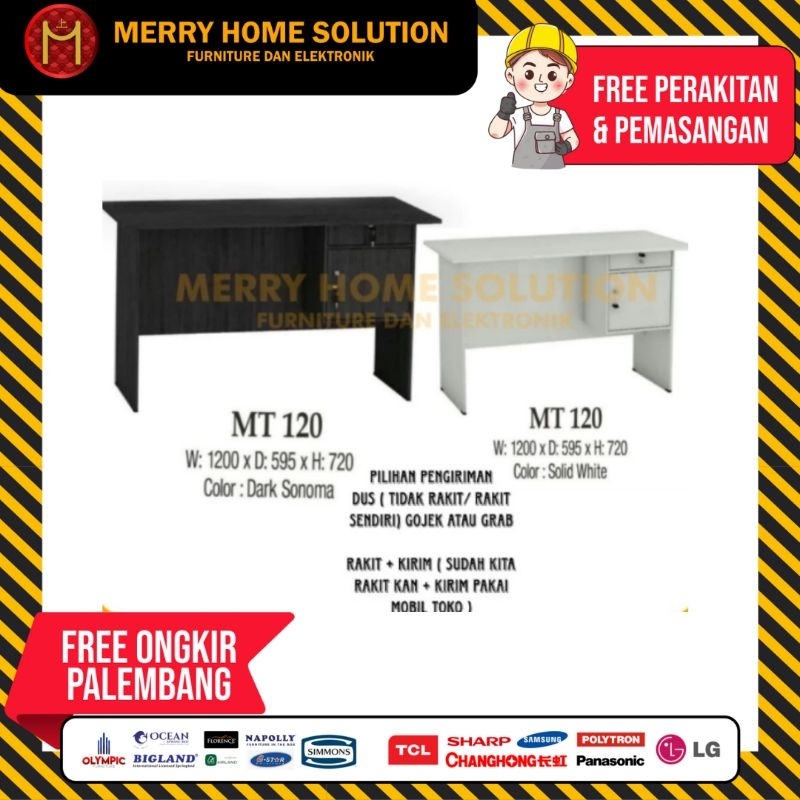 Jual meja tulis MT 120 meja belajar meja kerja matkens murah | Shopee ...