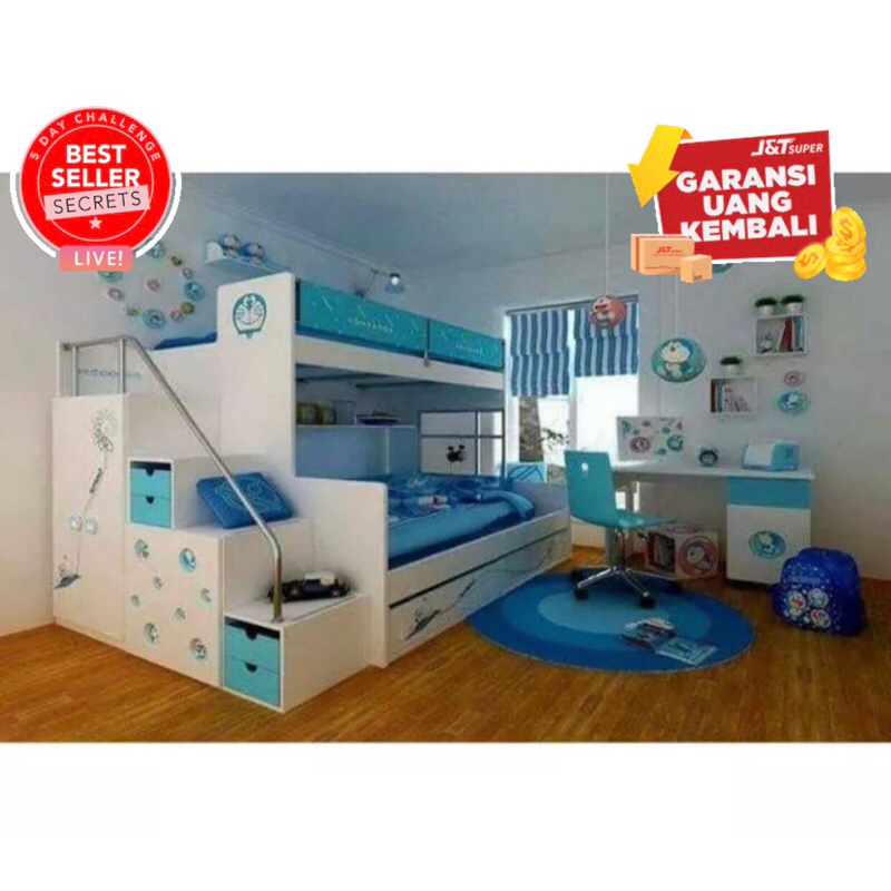 Jual TERMURAH Tempat Tidur Anak Tingkat Dipan Duco Bed Anak Ranjang ...