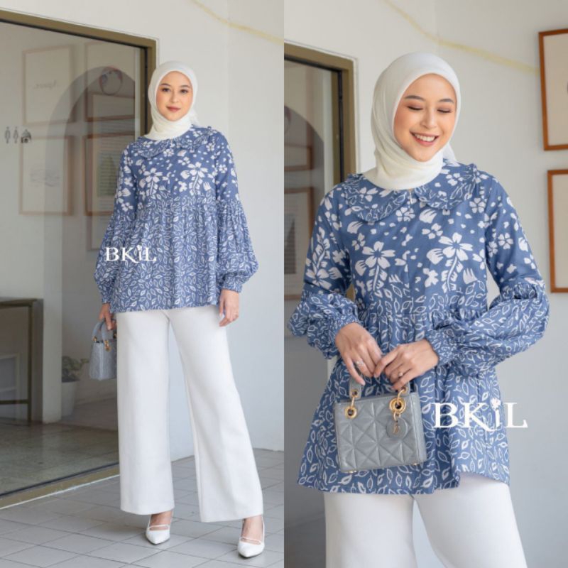 Jual KANTHIL BLUS BATIK WANITA KANYA | Shopee Indonesia