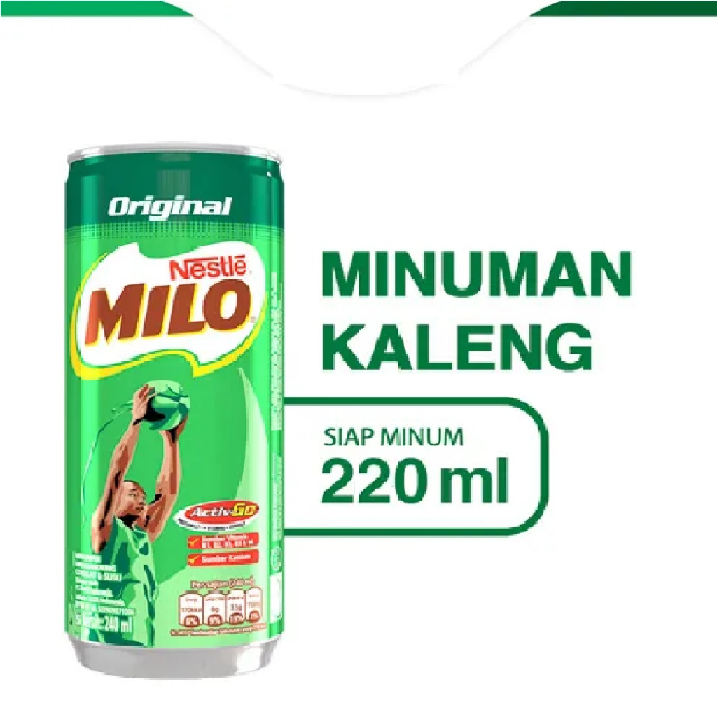 Jual MILO Original Minuman Kaleng 220 ml | Shopee Indonesia