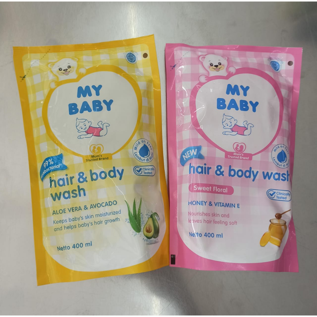 Jual My baby hair and body wash 375ml / my baby sabun cair 375ml ...