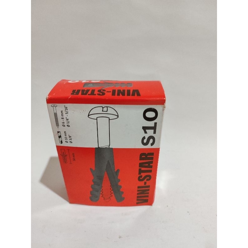 Jual PLASTIK PISER BAUT TANAM DINDING UKURAN S10 / MATA BOR BETON 10mm ...