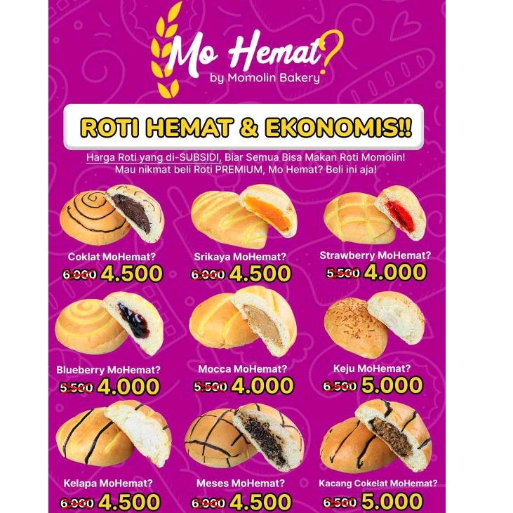 Jual Roti Hemat Momolin Bakery | Shopee Indonesia Jual Roti Hemat Momolin Bakery | Shopee Indonesia