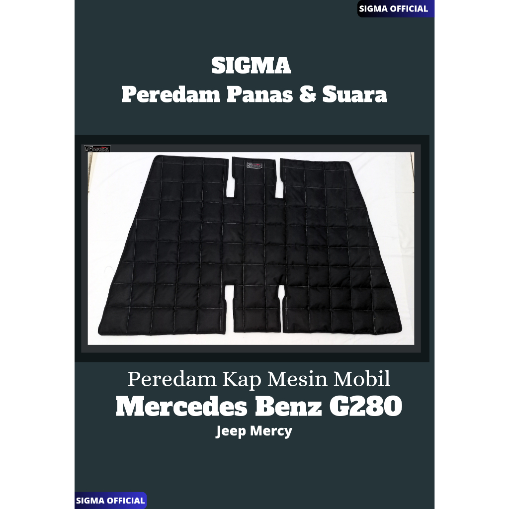 Jual Peredam Panas Dan Suara Kap Mesin Mobil Mercy Jeep G280 Dan G300 ...
