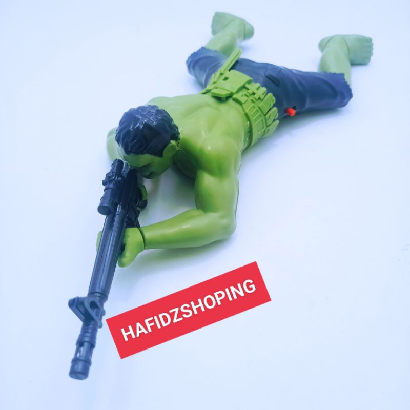 Jual Hafidzshoping Figure Hulk Superhero Avangers Mainan Robot Berjalan ...