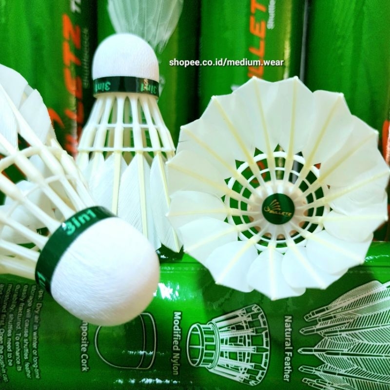 Jual COCK BULLETZ 3IN1 (SPEED 75&76) BADMINTON SHUTTLECOCK / KOK ...