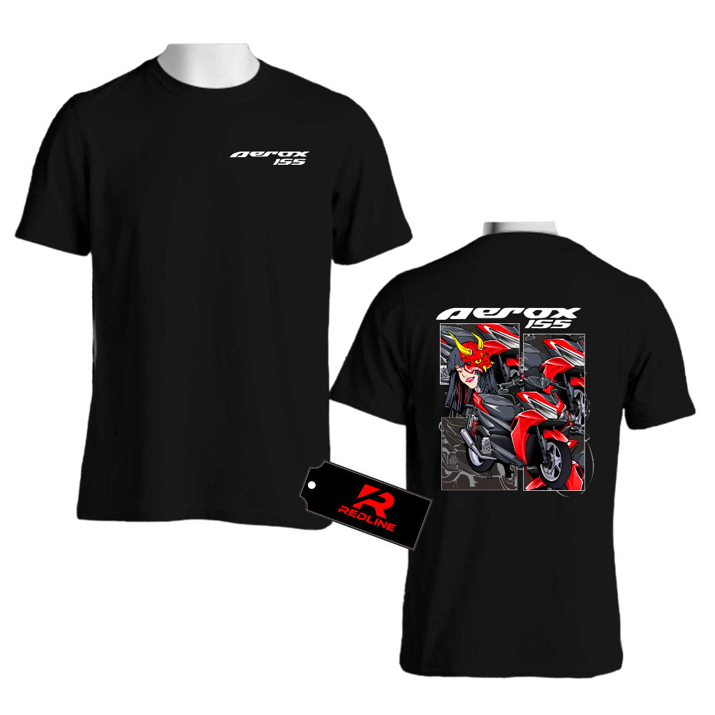 Jual Kaos Motor Aerox Kaos Bahan Katun Combed 30s cowok | Shopee Indonesia