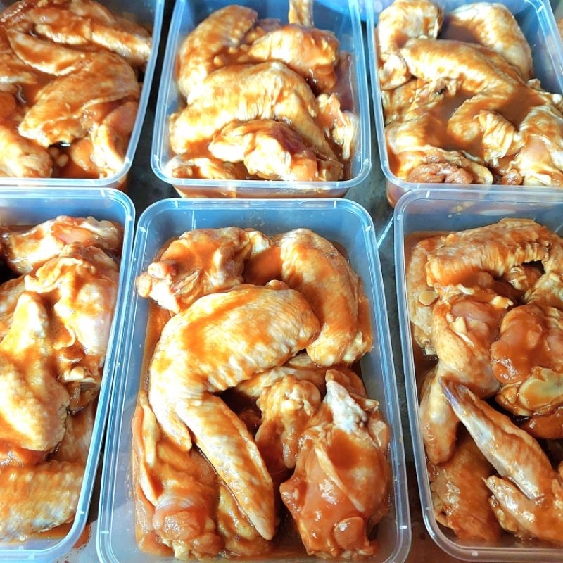 Jual SAYAP AYAM MARINASI FROZEN ISI 10 (Homemade, Tanpa MSG dan ...