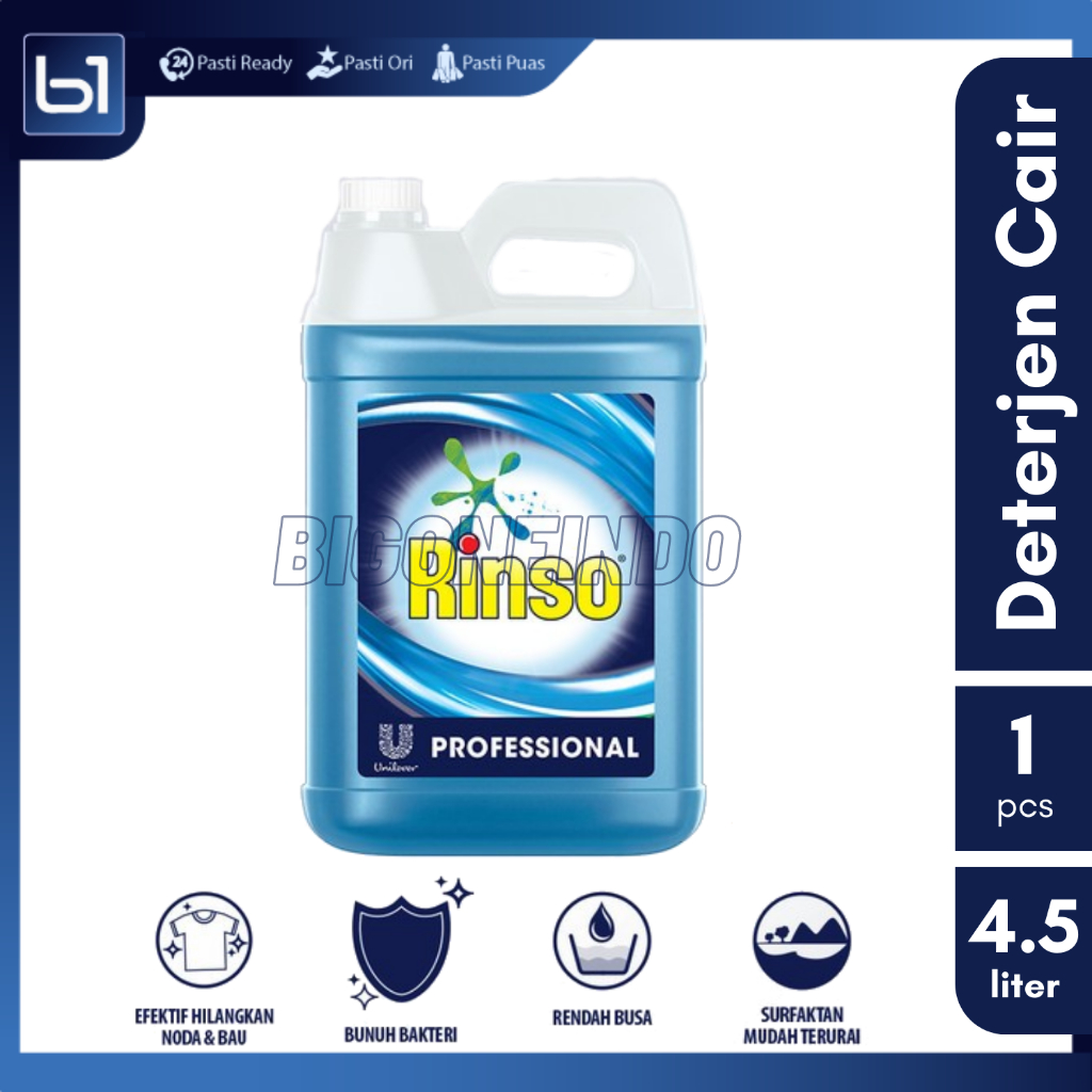 Jual Rinso Matic Professional Original, Deterjen Laundry Kiloan Cair 4. ...