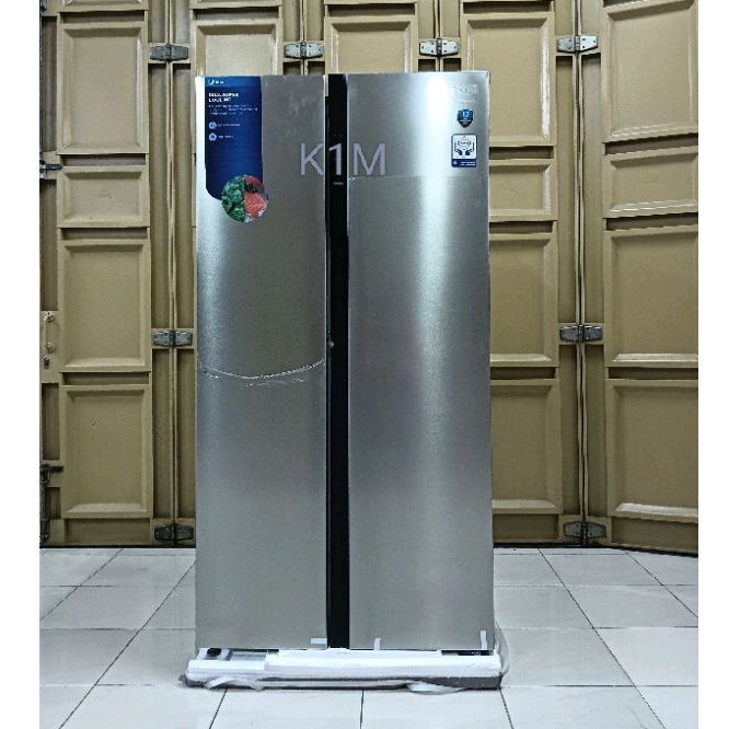 Jual Kulkas Midea side by side inverter MDRS710FGF02ID | Shopee Indonesia