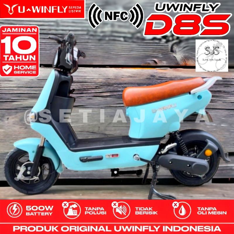 Jual Sepeda Listrik E-Bike UWINFLY D8S 48V 12Ah 500 Watt Smart Key NFC ...