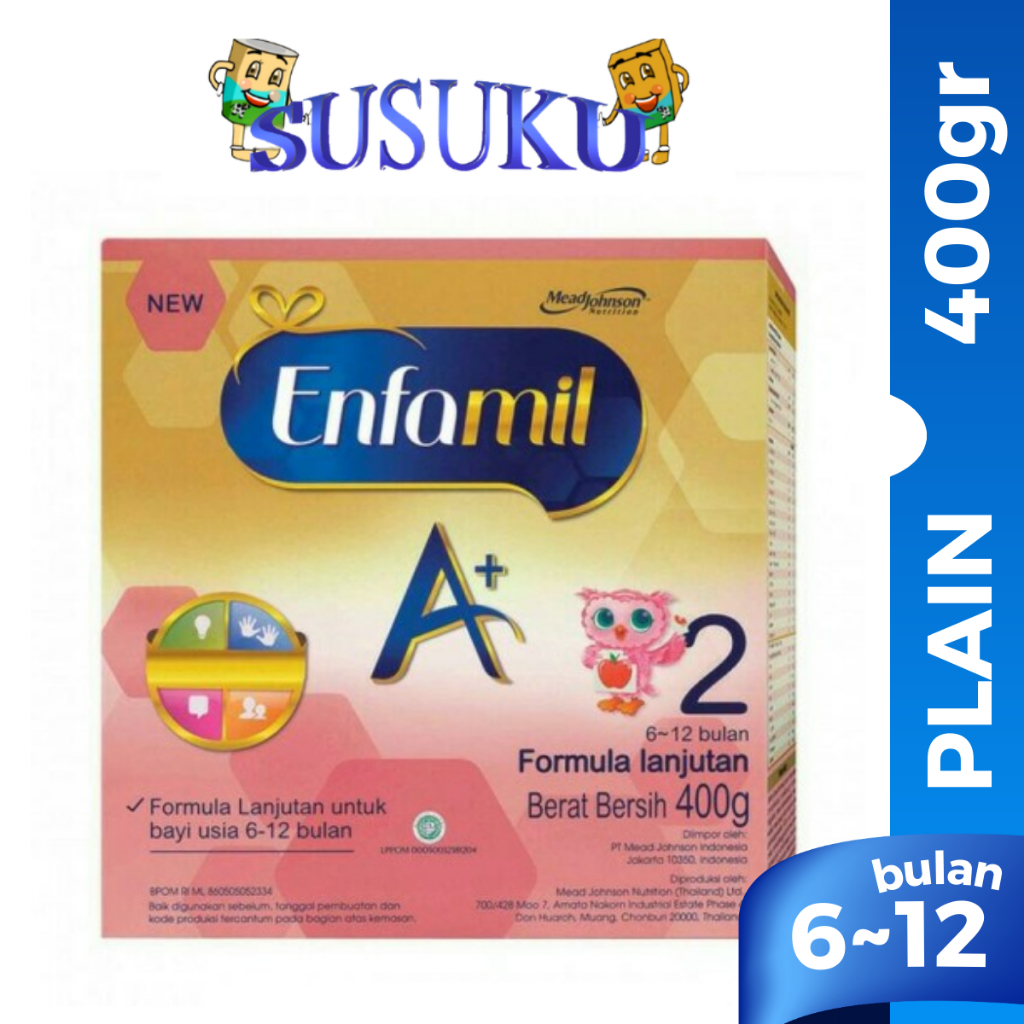 Jual Enfamil A+ Tahap 2 Susu Formula Bayi 400gr | Shopee Indonesia