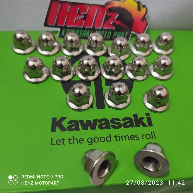 Jual nut mur topi mur blok mur head ninja r rr ss | Shopee Indonesia