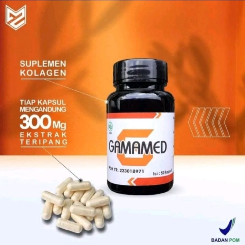 Jual GAMAMED/TERIPANG LAUT/VITAMIN HERBAL/VITAMIN TUBUH ISI 50 KAPSUL ...