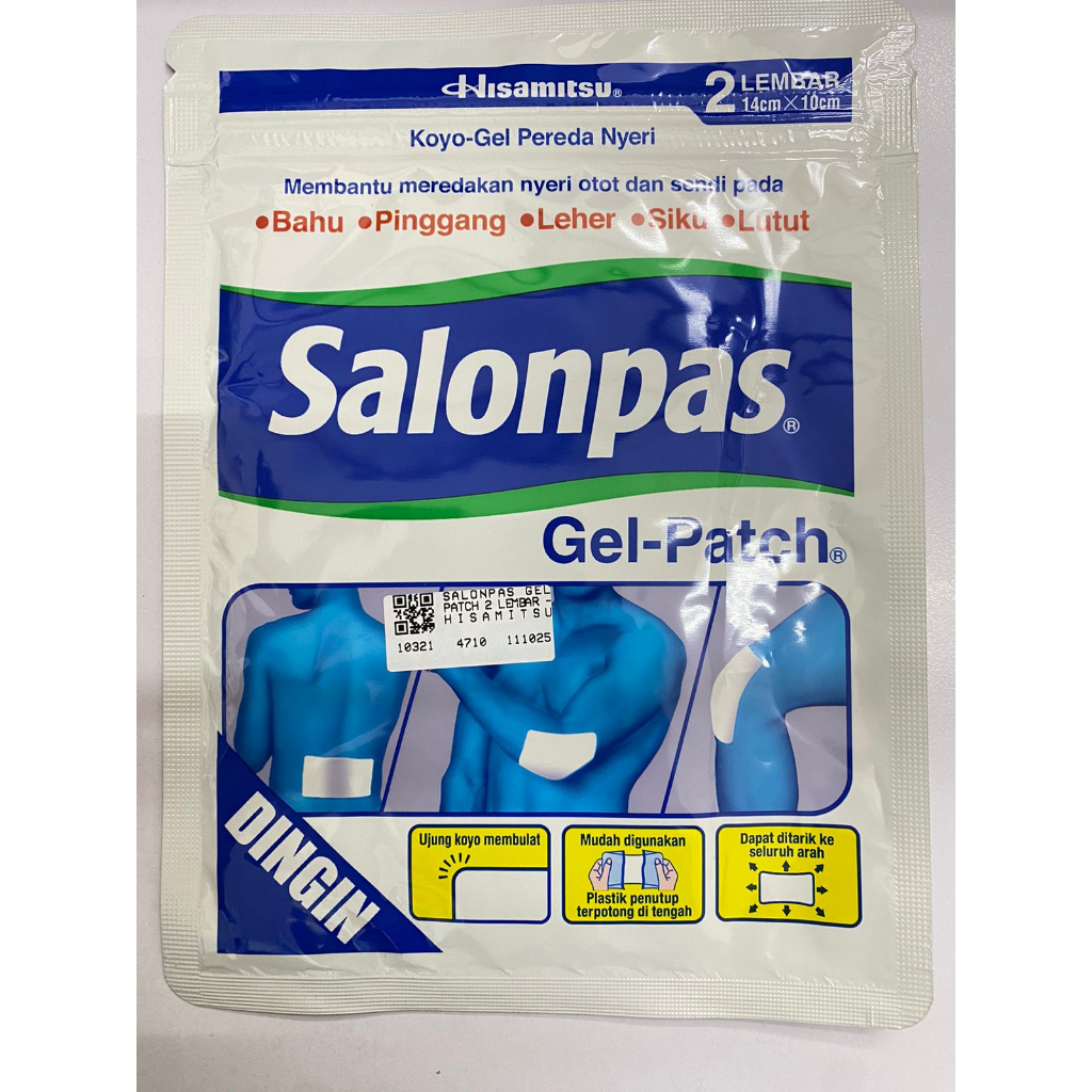 Jual SALONPAS GEL PATCH 1 SACH ISI 2 LEMBAR (14 CM X 10 CM) | Shopee ...