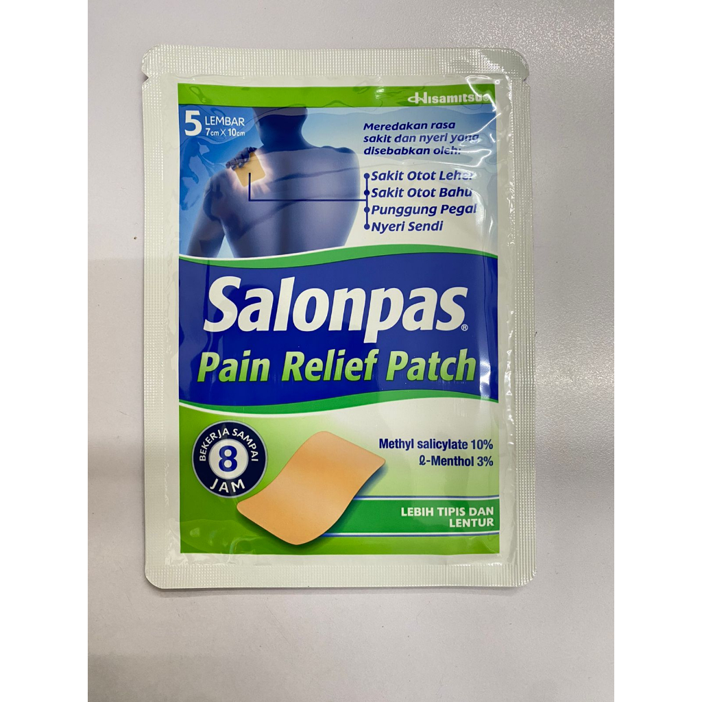 Jual SALONPAS KOYO PAIN RELIEF PATCH 1 SACH ISI 5 LEMBAR (7 CM X 10 CM ...