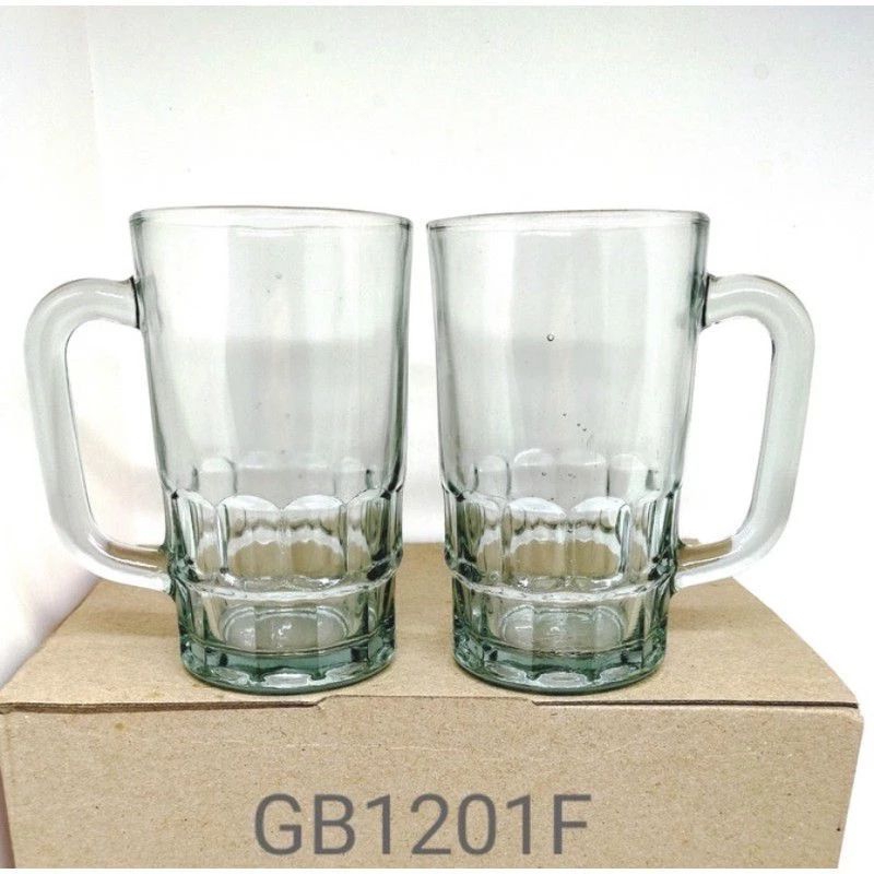 Jual Gelas Kaca Gagang Gelas Beling B20 Gelas Bir King 6 Pcs | Shopee Indonesia
