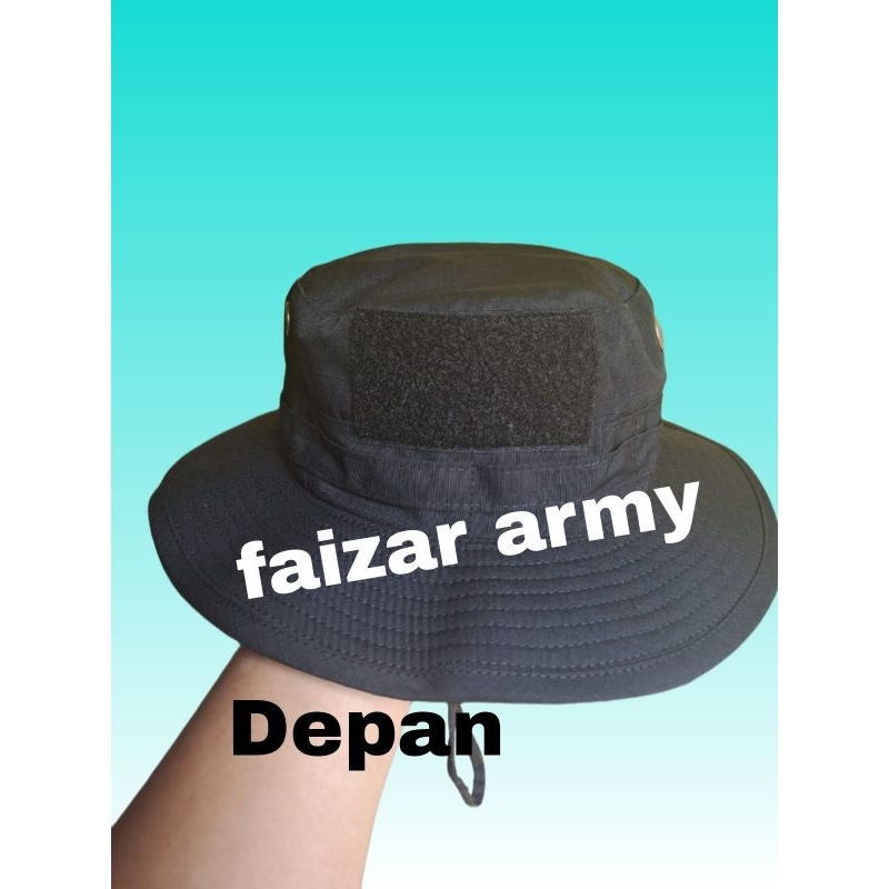 Jual TOPI RIMBA HITAM | Shopee Indonesia