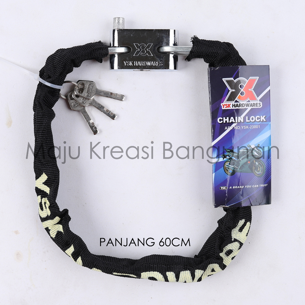 Jual Gembok Rantai 60Cm Lapis Kain Sepeda Motor Helm Pagar Gudang 60 Cm ...