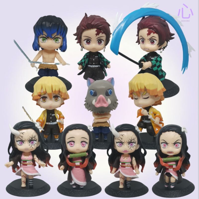 Jual Action Figure Kimetsu no Yaiba | Demon Slayer "Tanjiro, Nezuko ...