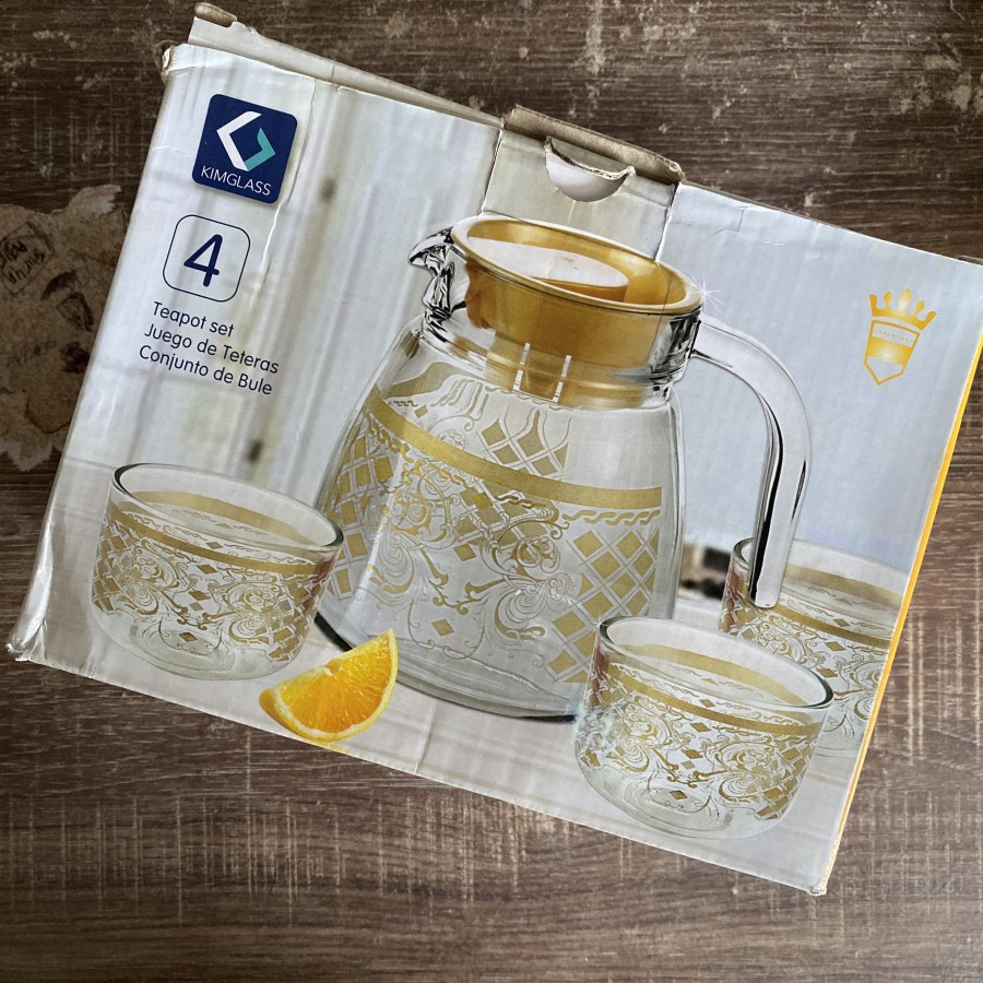 Jual Perangkat Cangkir Minum Teh/Satu Set Gelas Cantik Murah & Hemat ...