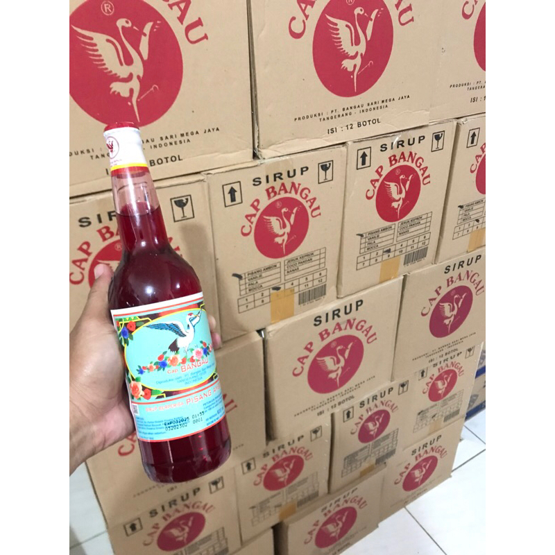 Jual Sirup Cap Bangau Terlaris rasa pisang ambon | Shopee Indonesia