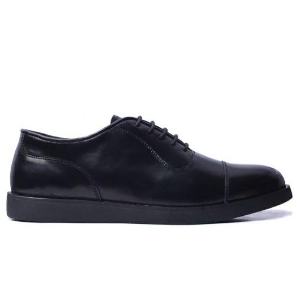 Jual Sepatu Kulit Oxford Kantor Pria Original Toods Lexus Black ...