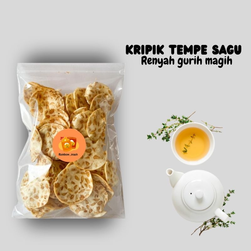 Jual KERIPIK TEMPE SAGU 250 GRAM | Shopee Indonesia