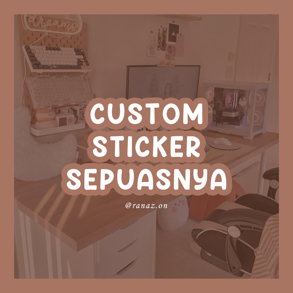 Jual CUSTOM STICKER 20PCS | Shopee Indonesia