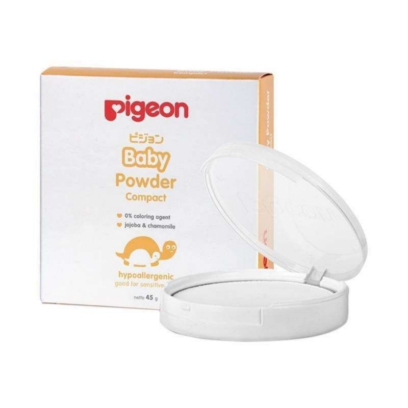 Jual OliveShop ️ Pigeon Baby Powder Compact (Full Case dan Refill) 45gr ...