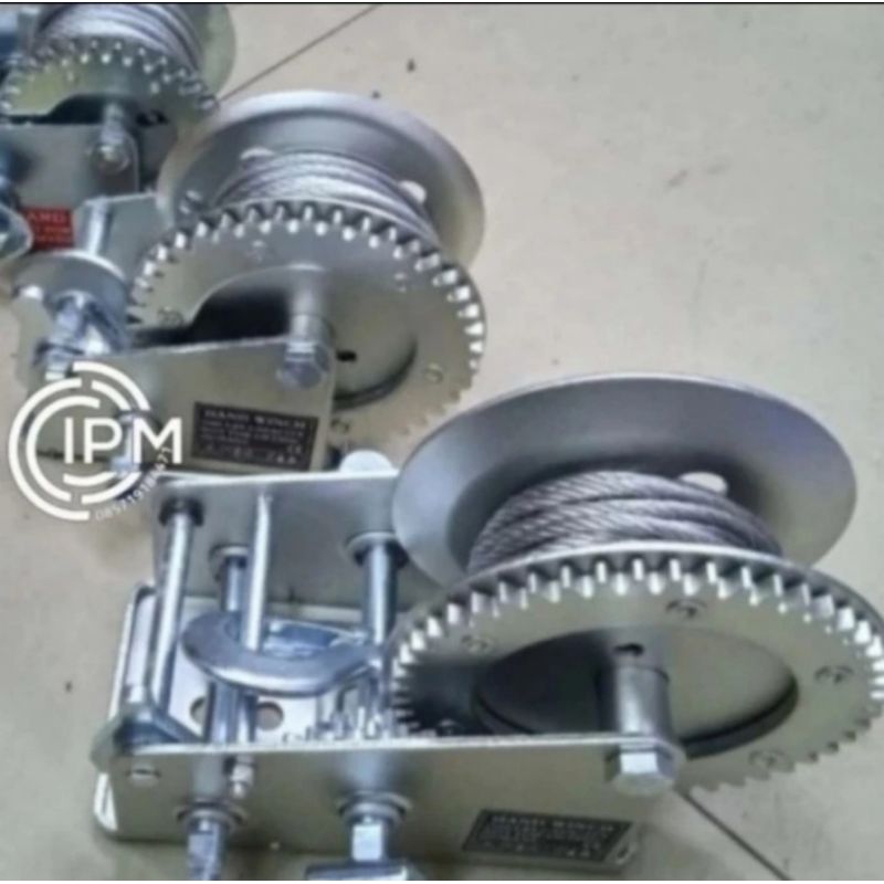 Jual Katrol manual kerekan Tangan 600 lbs hand winch sling 20m, 2mm ...