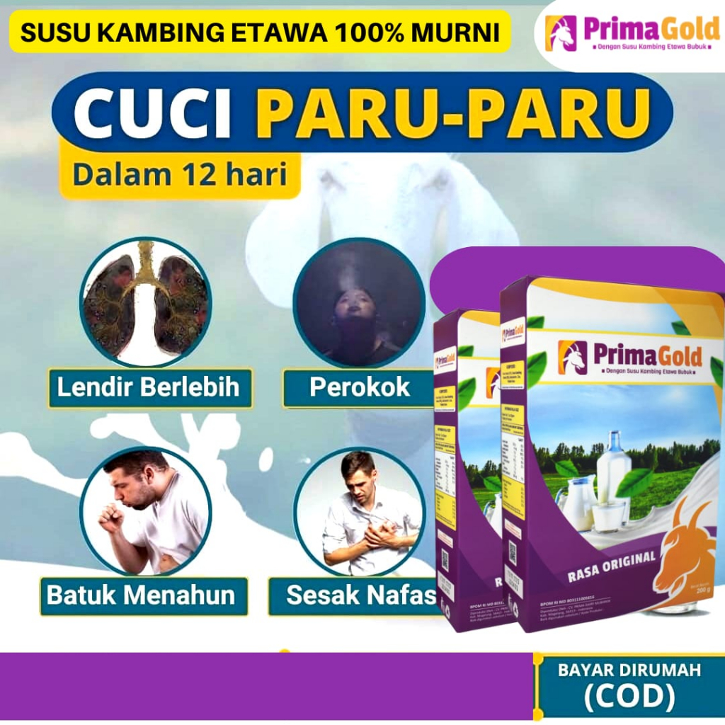 Jual 1 BOX Susu Kambing Etawa PRIMA GOLD isi 200 gam | Shopee Indonesia