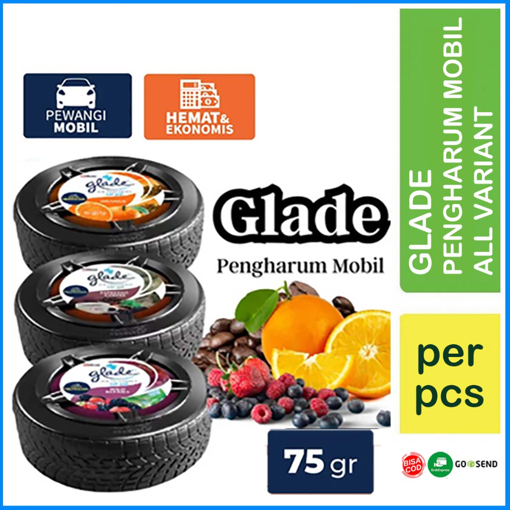 Jual [PENGHARUM MOBIL] Glade Car Gel - 75g / Parfum Mobil Aroma Kopi ...