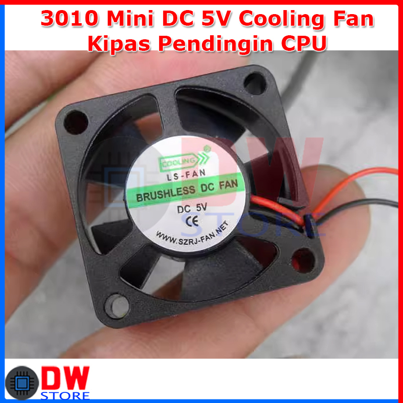 Jual 3010 5V DC Mini Cooling Fan Kipas Pendingin Heatsink CPU GPU 30x30 ...