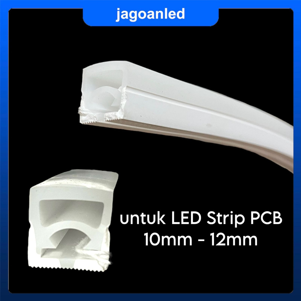 Jual Selang LED Karet Silicone Tube 20x20mm Pelindung LED Strip pcb ...