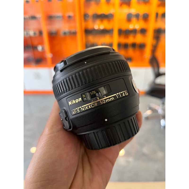 Jual LENSA NIKON AFS 50mm f1.4 G mulus | Shopee Indonesia