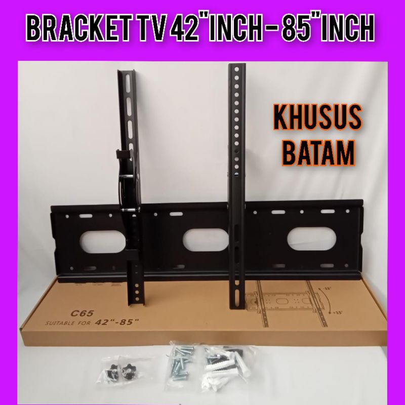 Jual BRACKET TV C65 UNTUK TV UKURAN 42"INCH SAMPAI 85"INCH (KHUSUS ...