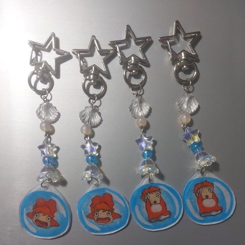 Jual ponyo keychain cute aesthetic ghibli studio totoro | Shopee Indonesia