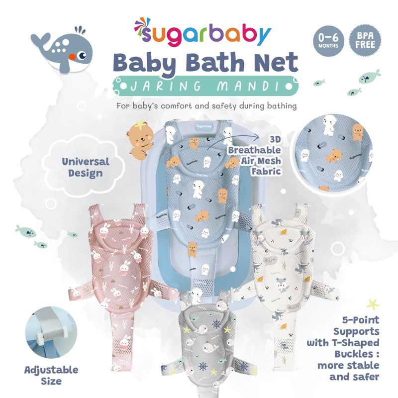 Jual SUGAR BABY BATH NET - JARING MANDI BAK BAYI - Jaring Mandi ...