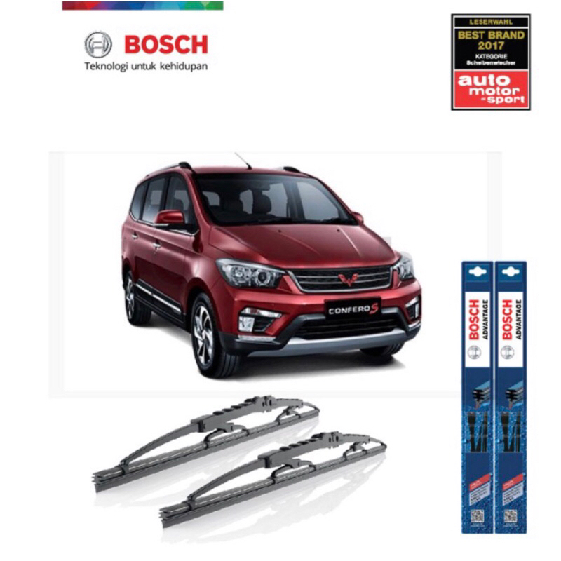 Jual Wiper Besi Bosch Advantage Wuling Confero | Shopee Indonesia