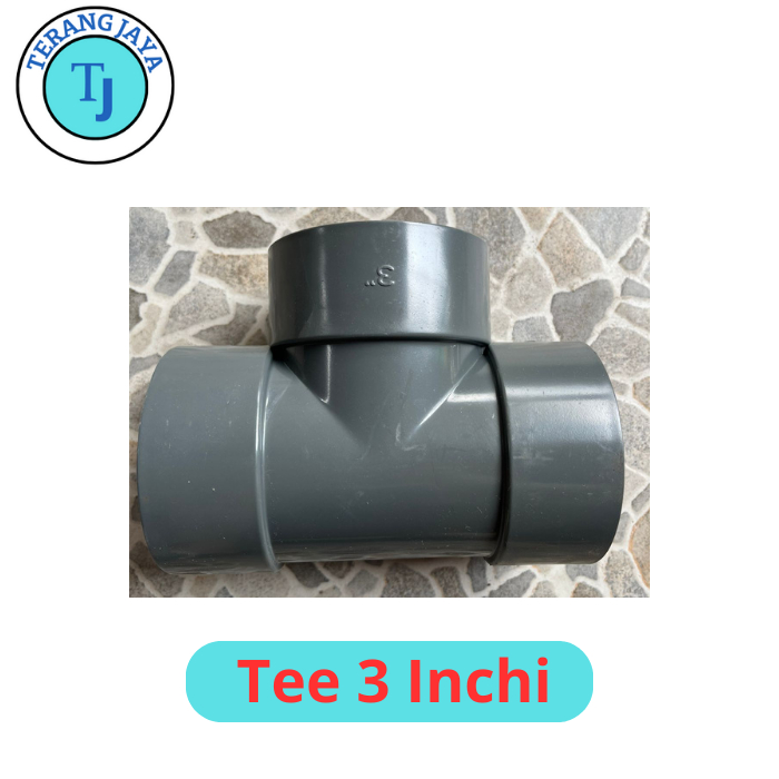 Jual TEE 3" INCH - SAMBUNGAN PIPA PVC FITTING | Shopee Indonesia