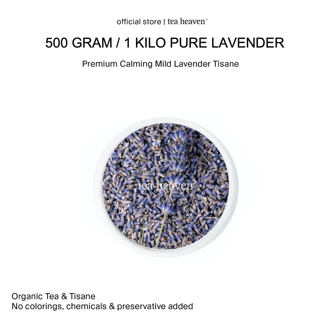 Jual Lavender Tea Teh Bunga Lavender Organic Flower Premium Tisane 500 ...