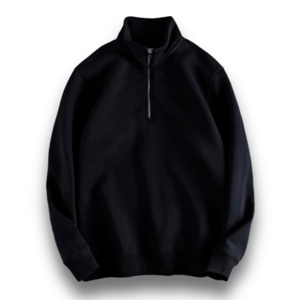 Jual Half Zipper Hoodie Jaket Tren dengan Desain Kekinian Hangat Nyaman ...