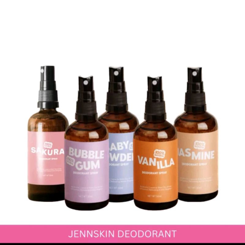 Jual ORIGINAL 60ML JENNSKIN NATURAL DEODORANT NON ALKOHOL JENNIFER ...