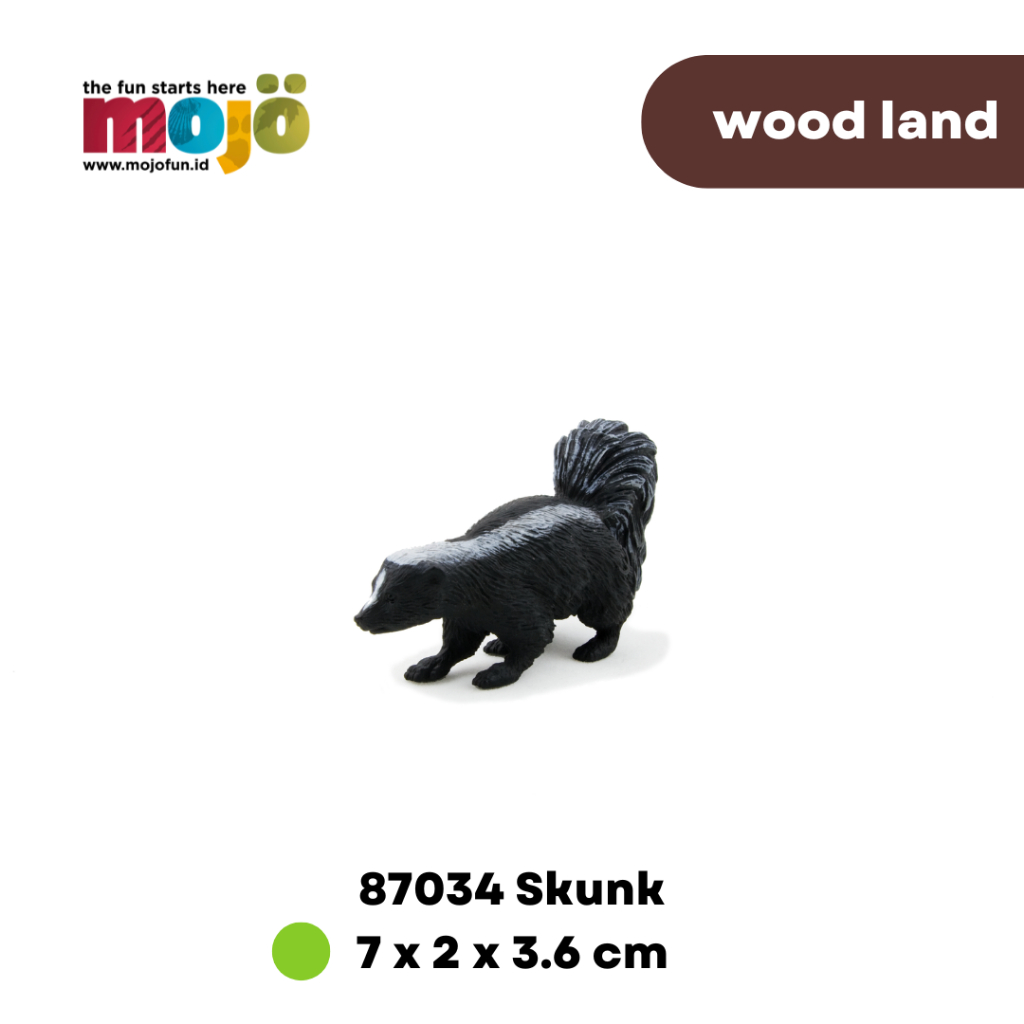 Jual Mojo Fun Skunk / Sigung - 87034 Wildlife Collection Animal Figure ...
