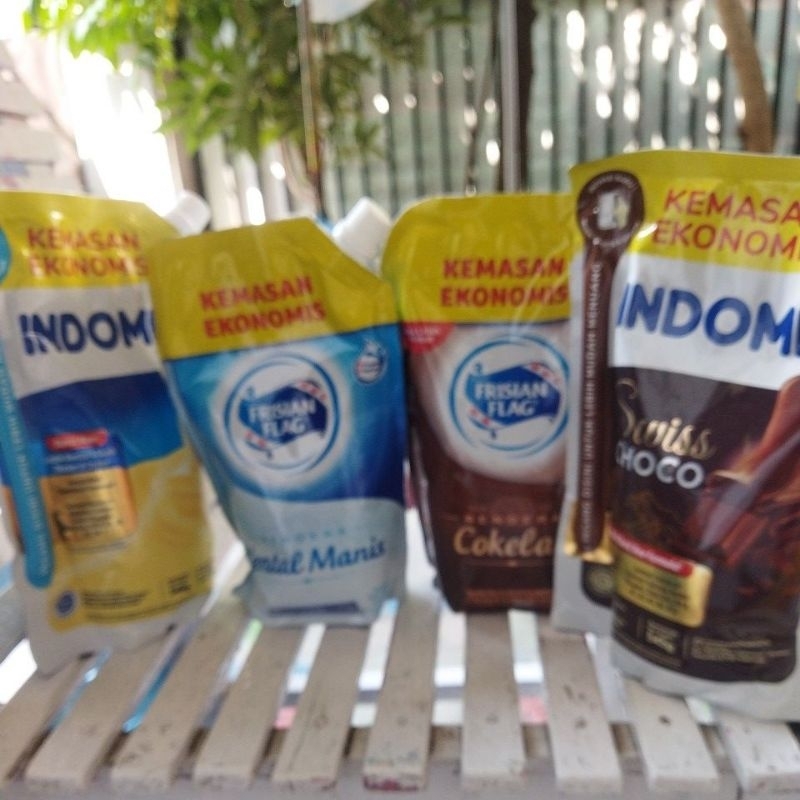Jual Susu Kental Manis Indomilk / Frisian Flag Pouch 545 gram | Shopee ...