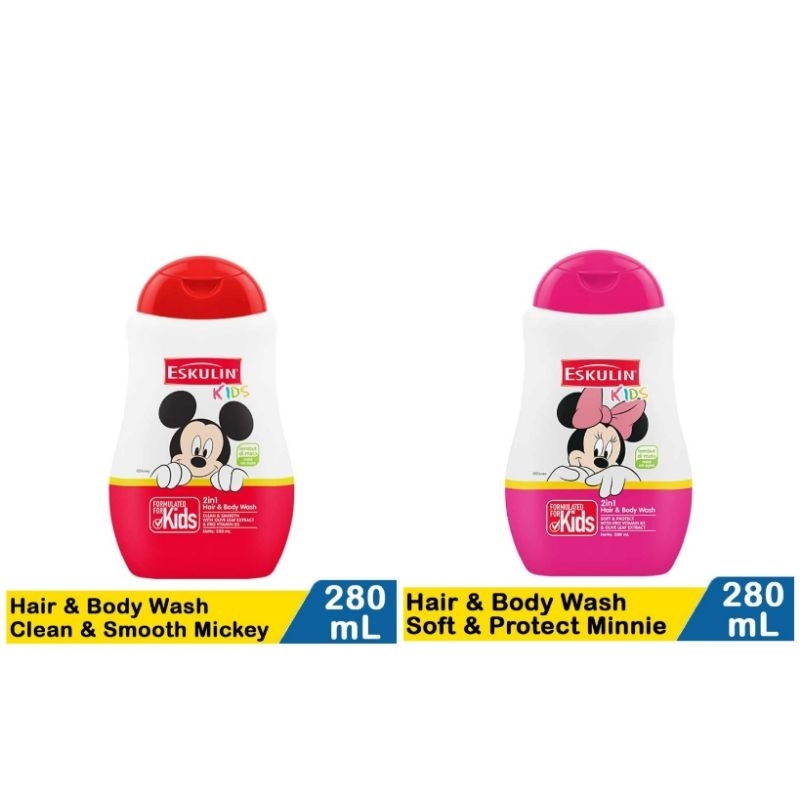 Jual Eskulin kids hair and body wash 280ml | Shopee Indonesia